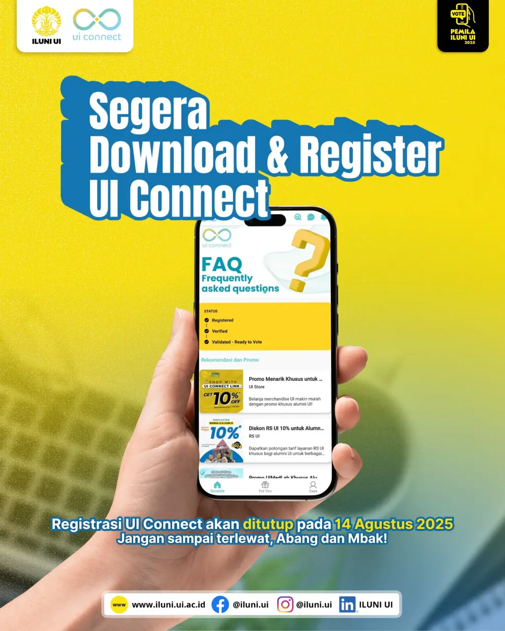 Segera Download & Register UI Connect! - ILUNI UI